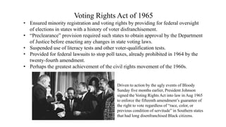 3.16.23 The Selma March and the Voting Rights Act.pptx