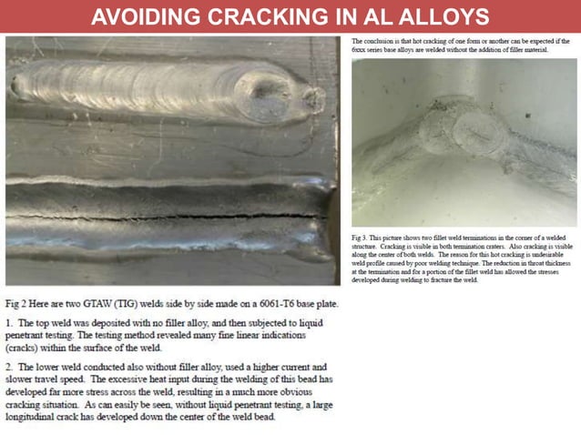 WELDING OF AL ALLOYS | PPTX | Chemistry | Science