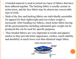 Bonded, Laminated & Bonded fabric (1).pptx
