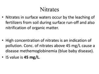 3.Quality of water.ppt | Chemistry | Science