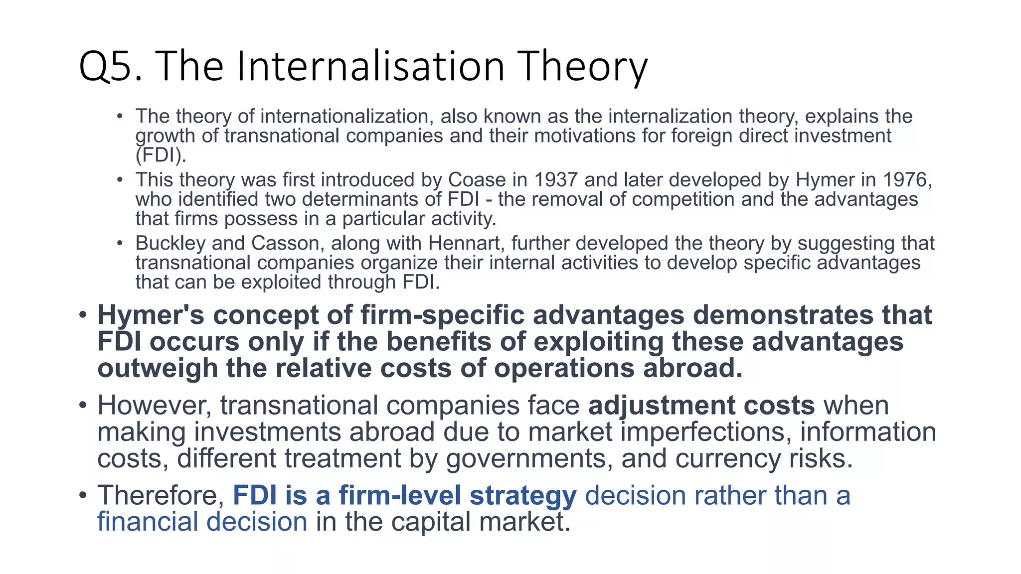 3. IB UNIT 2 - FDI AND INDIA.pptx | Mergers and Acquisitions | Business ...