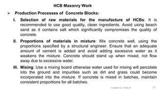 3. Part-I I Block masonry work.pptx