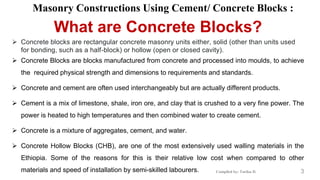 3. Part-I I Block masonry work.pptx