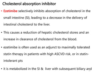 3. Drugs for Hyperlipidemia 3.pptx | Endocrine and Metabolic Diseases ...