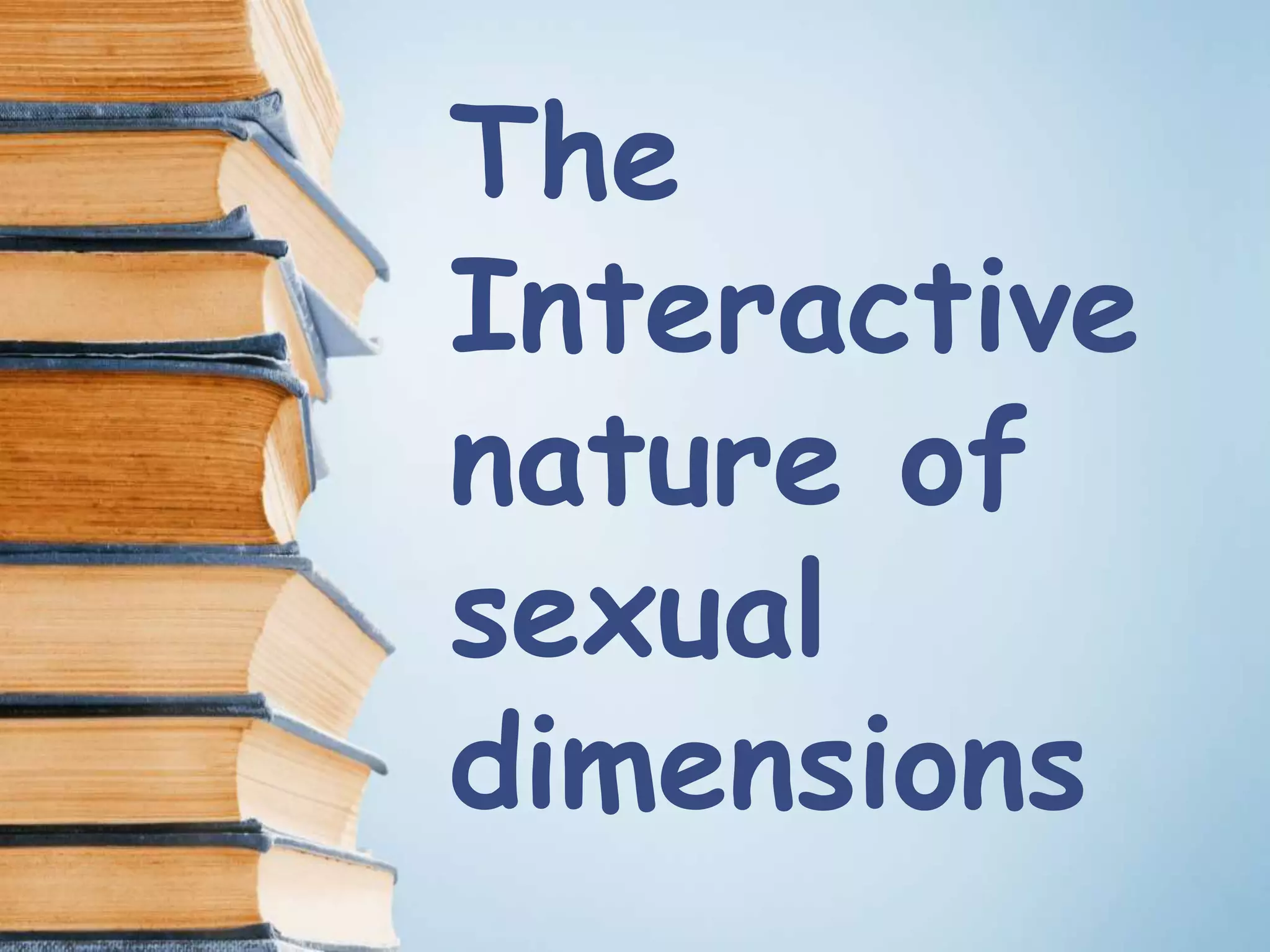 3 Dimensions Of Human Sexualitypptx