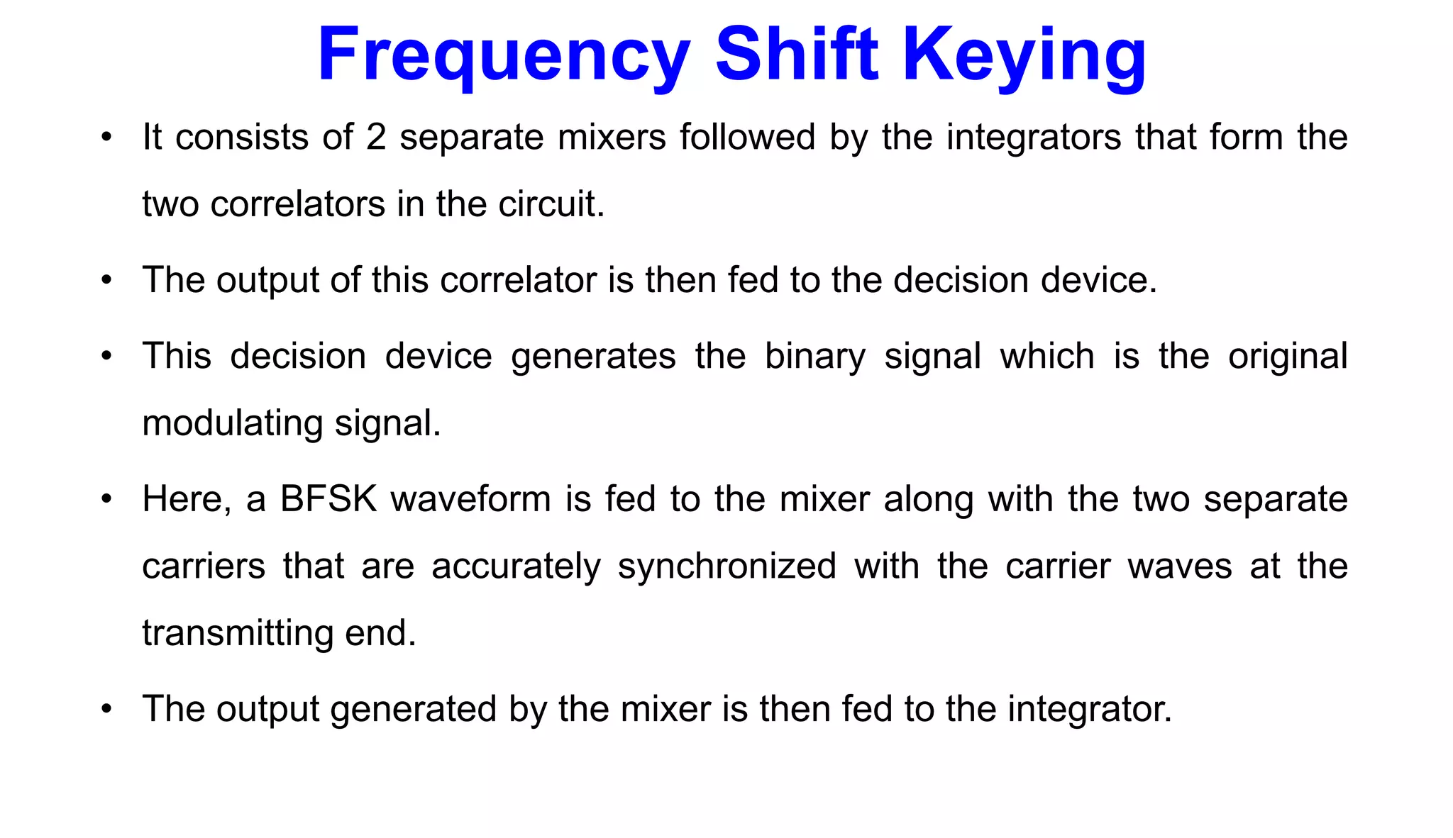 3.4_OOK systems – ASK, FSK, PSK, BPSK, QPSK, applications of Data ...
