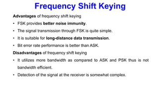 3.4_OOK systems – ASK, FSK, PSK, BPSK, QPSK, applications of Data ...