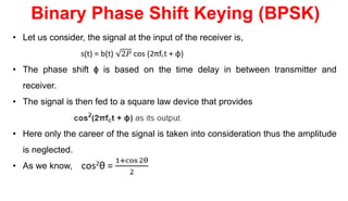 3.4_OOK systems – ASK, FSK, PSK, BPSK, QPSK, applications of Data ...