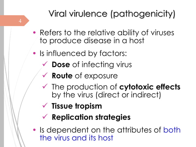 3. Pathogenesis of Viral Infections and Diseases.pdf | Biological ...