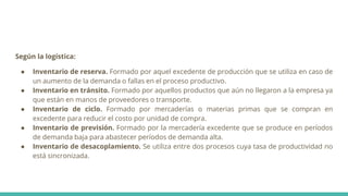 3.3.3. Distancia viajada _ transporte. 3.3.4. Necesidades de inventario ...