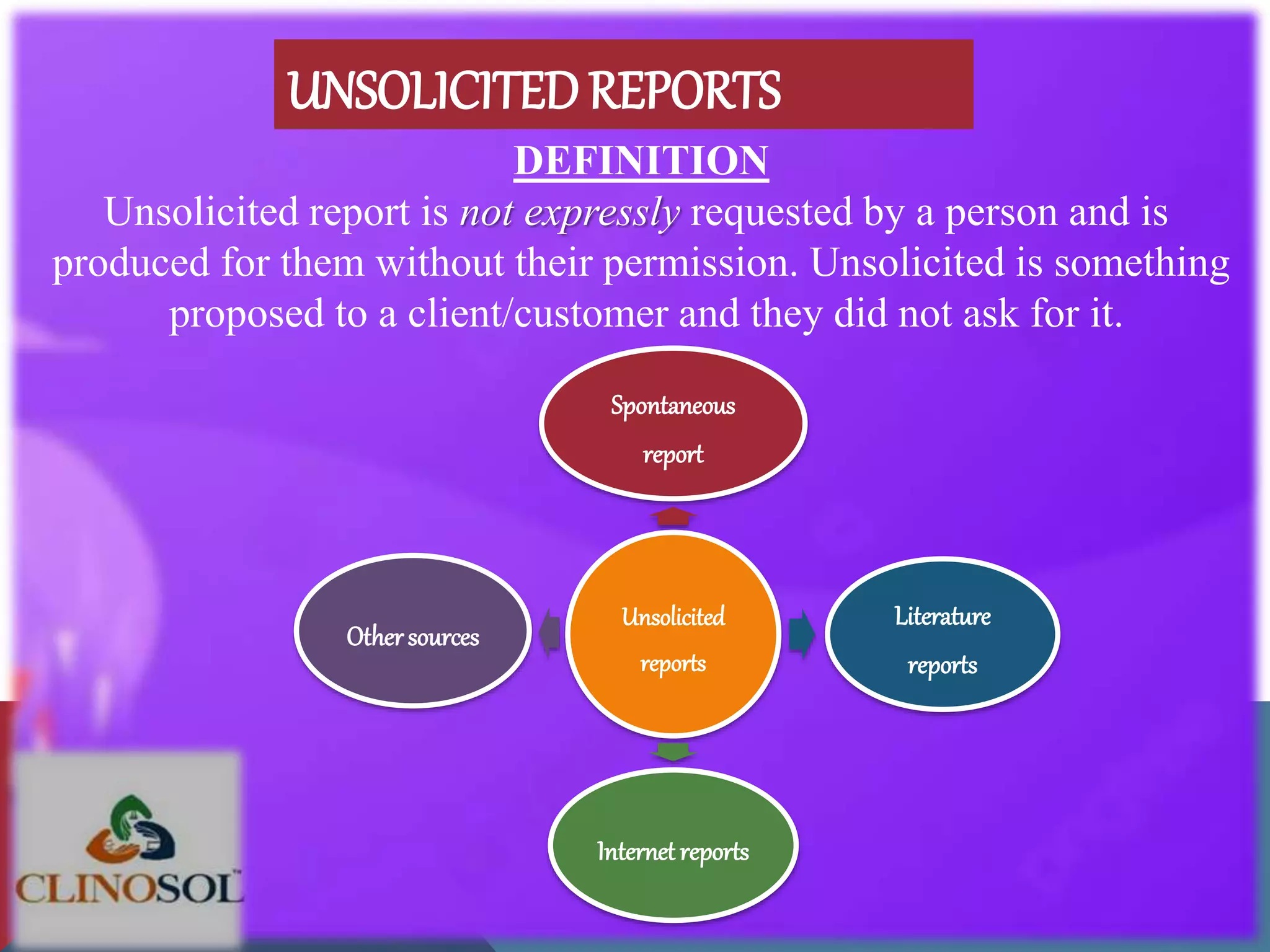 Sources of Cases in Pharmacovigilance | PPTX