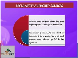 Sources of Cases in Pharmacovigilance | PPTX