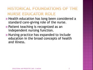 Nurse as educator.pptx | Parenting Babies and Toddlers | Parenting