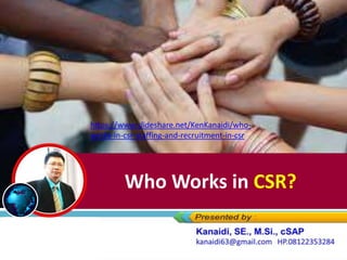 Program CSR : Areas, Skills and Principles of Sustainable Community ...