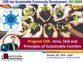 Program CSR : Areas, Skills and Principles of Sustainable Community ...