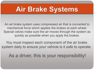 Air Brakes Safety | PPSX