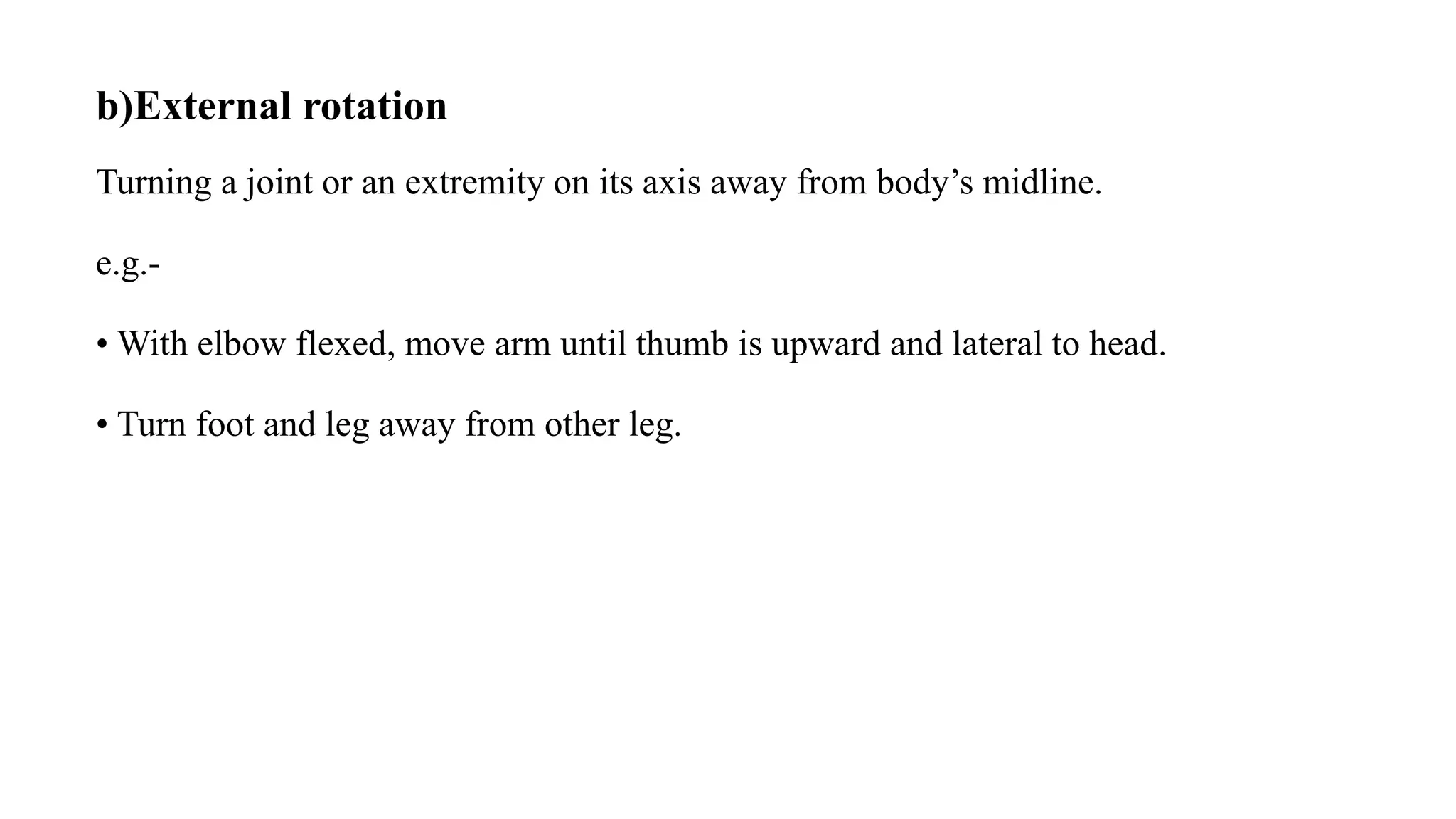 Range of Motions | PPTX