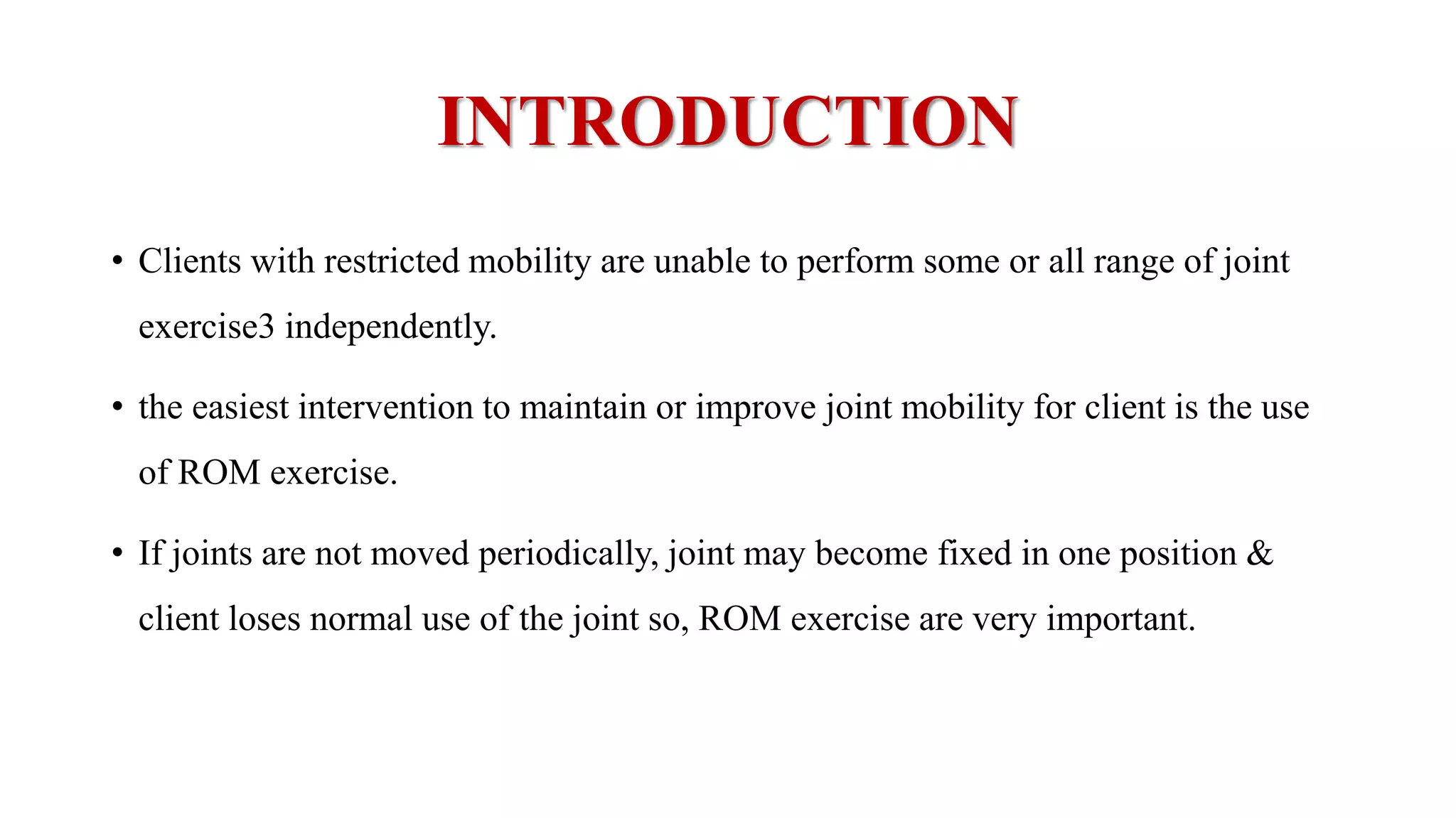 Range of Motions | PPTX