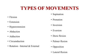 Range of Motions | PPTX