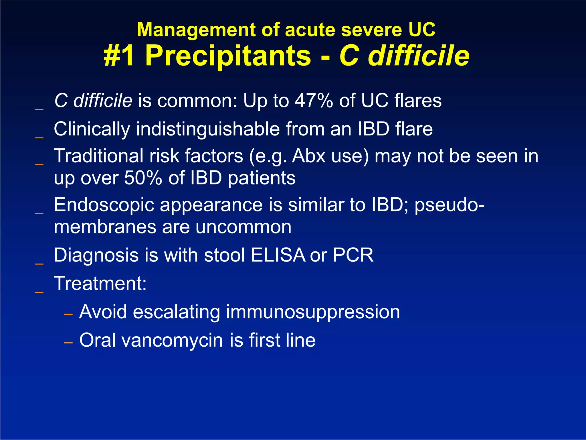 3. Ananthakrishnan - Management of Severe UC and Pouch-Related ...