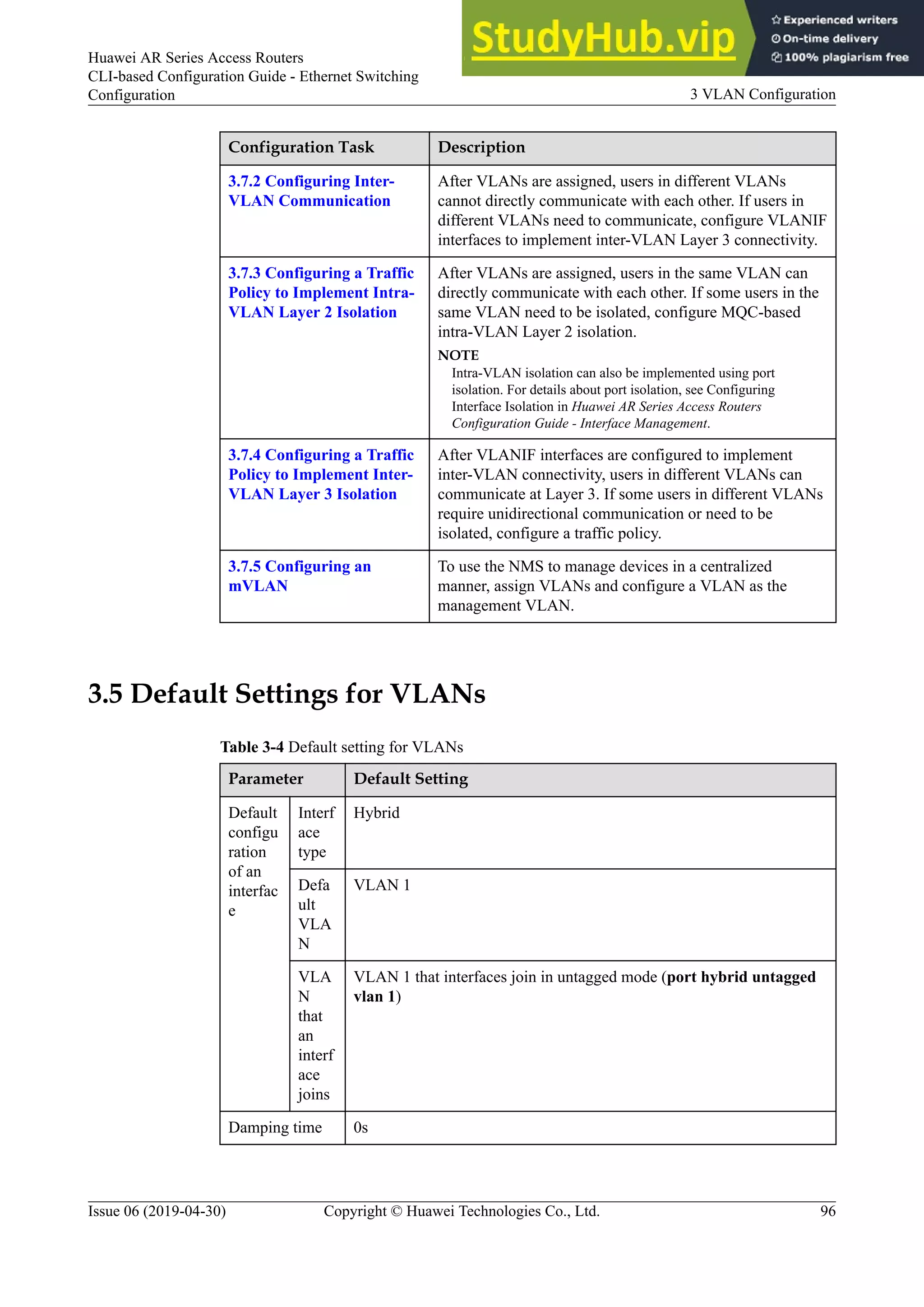 3.1 Overview Of VLANs Definition | PDF