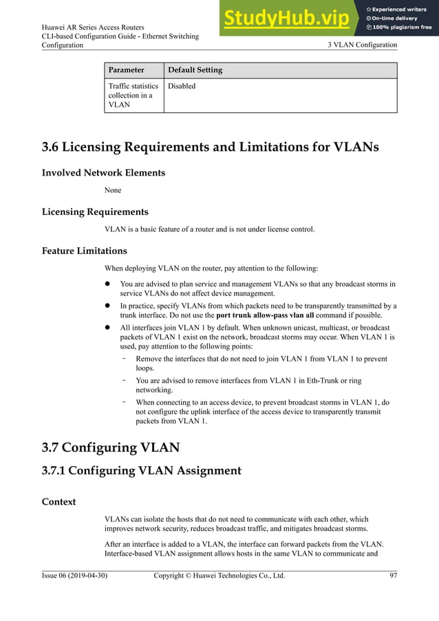 3.1 Overview Of VLANs Definition | PDF | Computer Networking | Computing