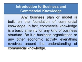 3. Business & Commercial Knowledge.pptx