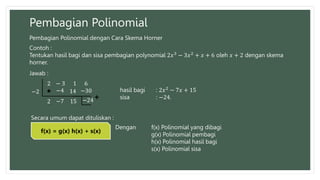 3. KD 3.2 Pembagian Polinomial (Bersusun).pptx