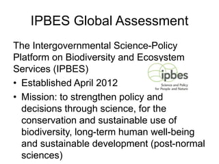 3.2. Plesnik_ IPBES global report_Bern_122019.ppt