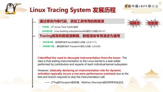 Linux Tracing System 浅析 & eBPF框架开发经验分享 | PPTX