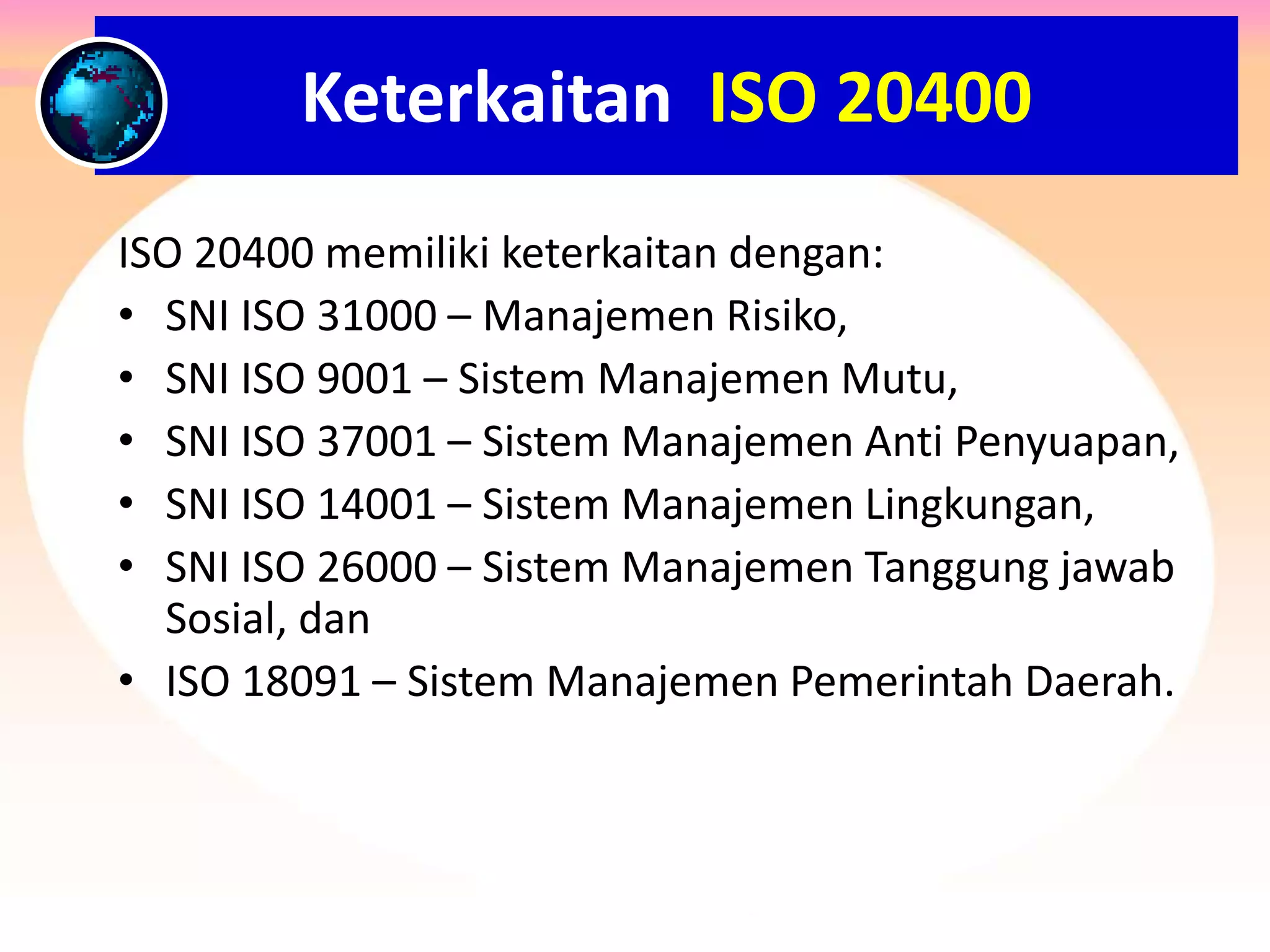 Apa itu ISO 20400?_ "SUSTAINABLE PROCUREMENT (Pengadaan Berkelanjutan ...
