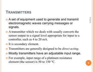 3.Industrial Transmitters.pptx | Physics | Science