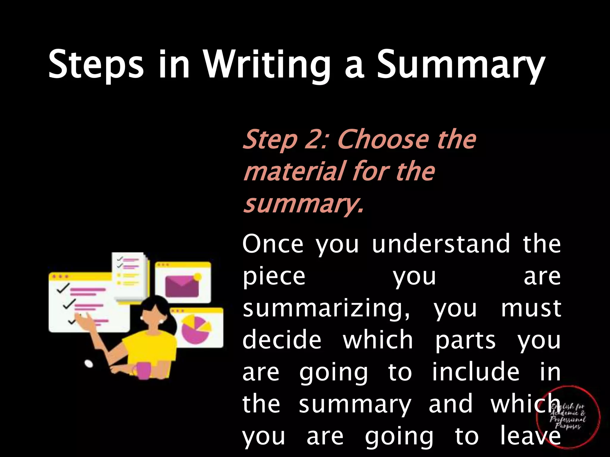 3. EAPP - Summarizing Techniques.pptx