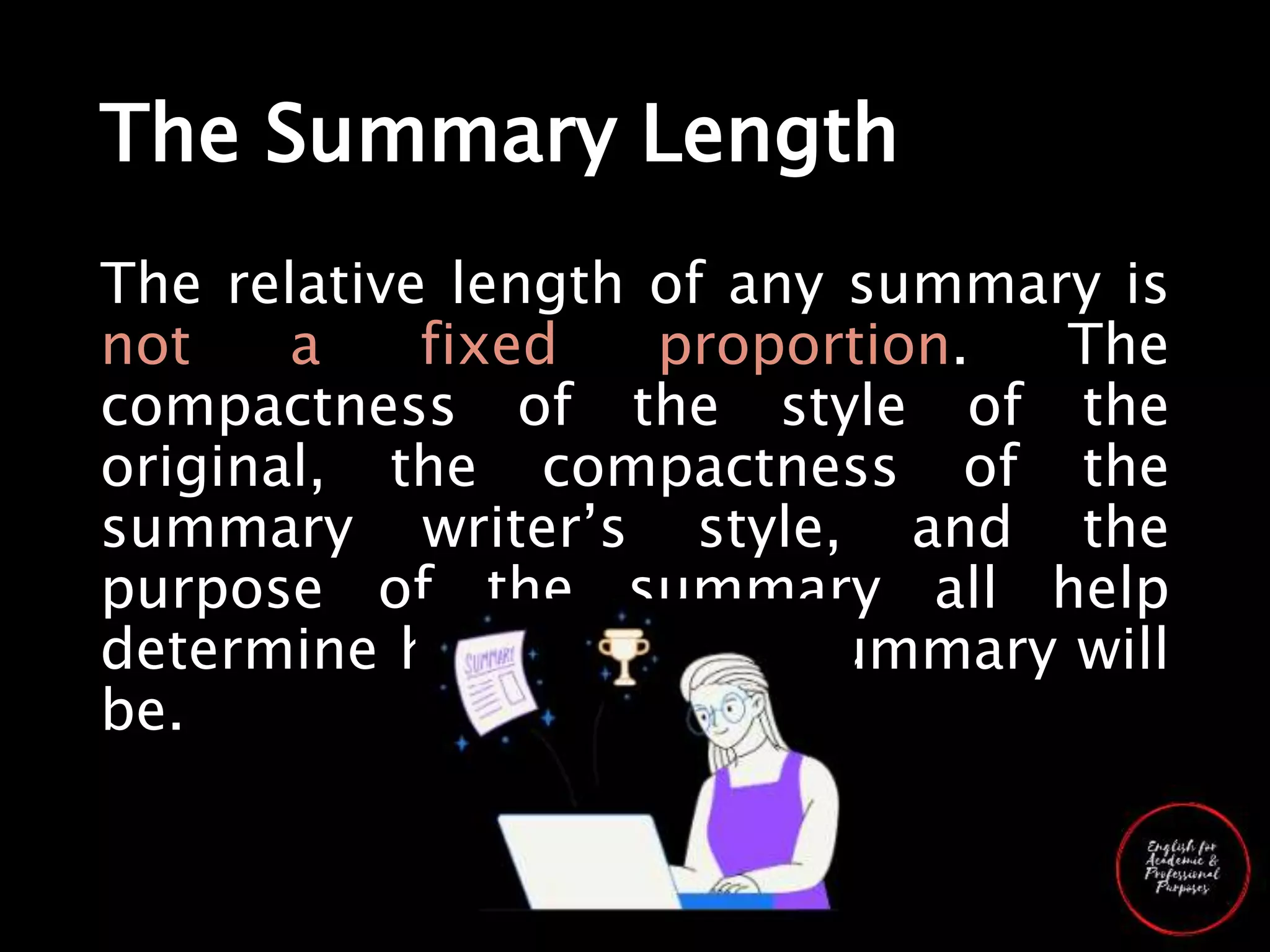 3. EAPP - Summarizing Techniques.pptx