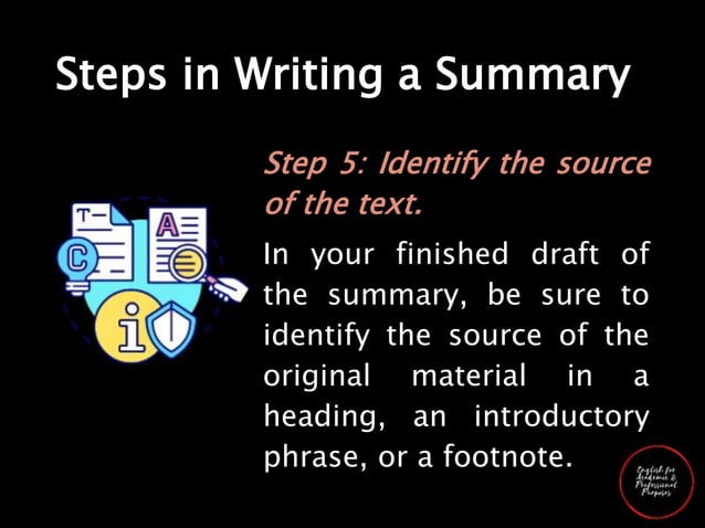 3. EAPP - Summarizing Techniques.pptx
