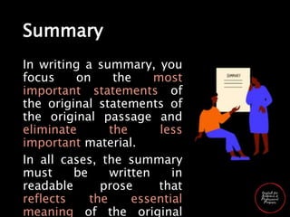 3. EAPP - Summarizing Techniques.pptx