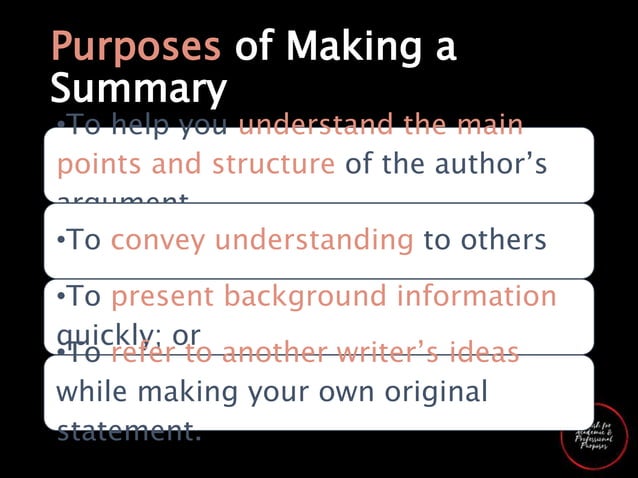 3. EAPP - Summarizing Techniques.pptx