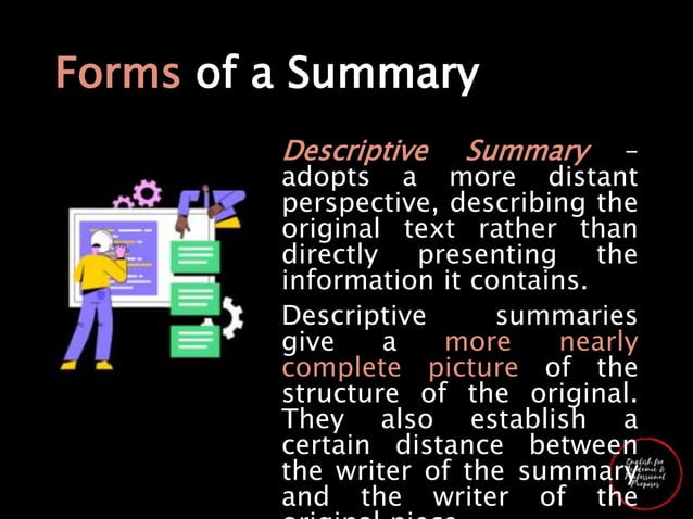 3. EAPP - Summarizing Techniques.pptx