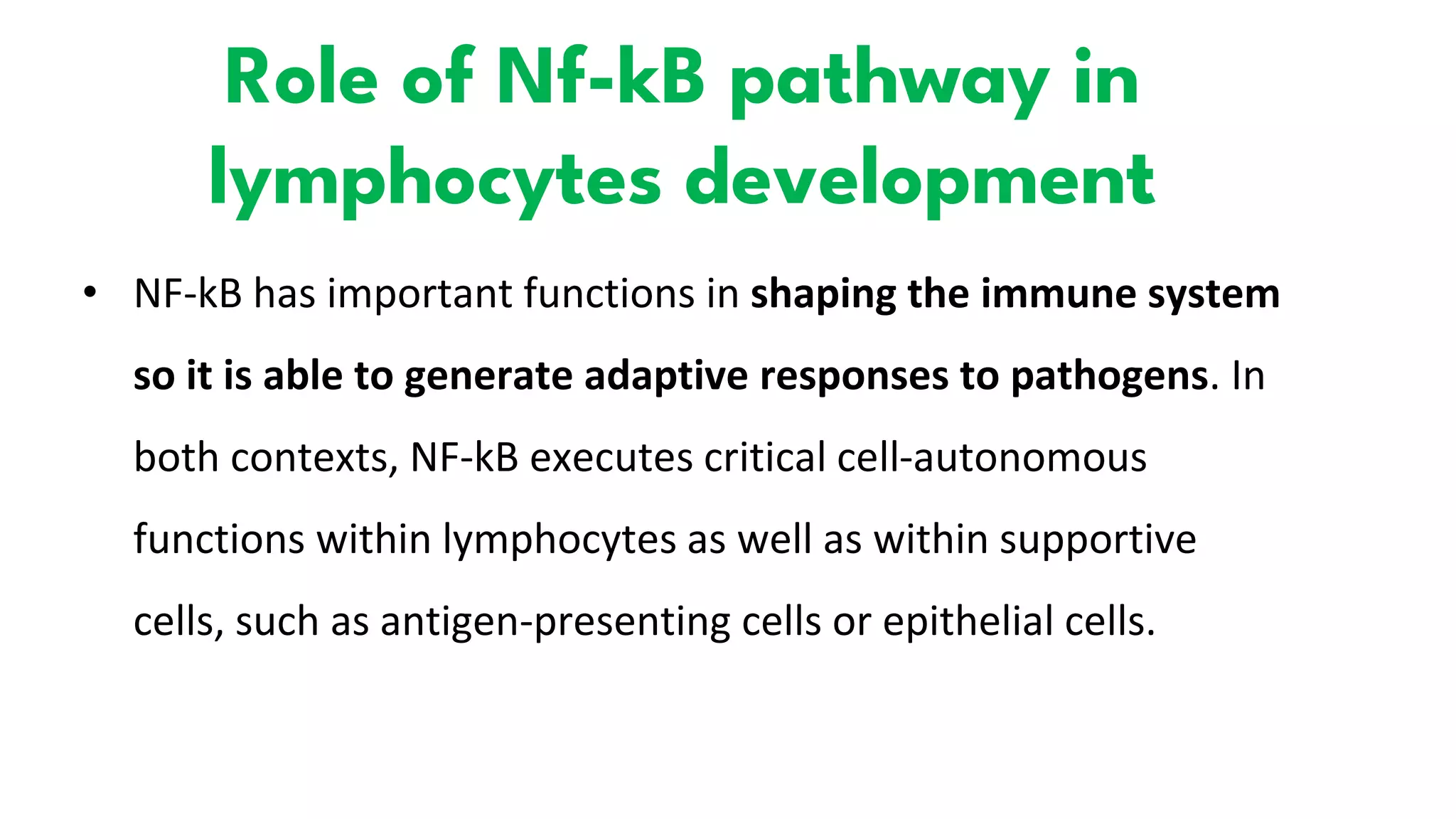 Nf-kB signalling pathway / role of Nf-kB in immunity |canonical and non ...