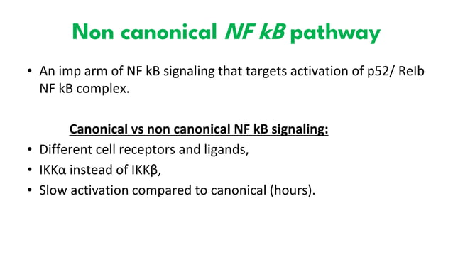 Nf-kB signalling pathway / role of Nf-kB in immunity |canonical and non ...