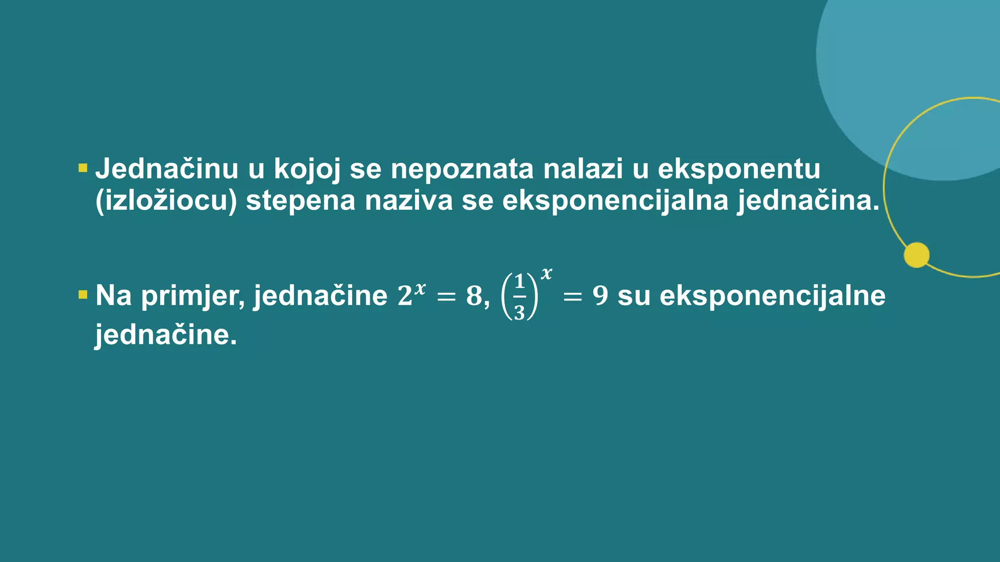 3. Eksponencijalne jednačine.pptx