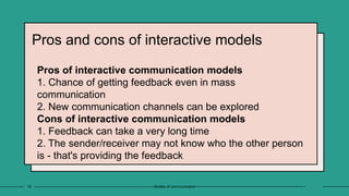 Models and types of communication.pptx | Technology & Computing