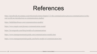 Models and types of communication.pptx | Technology & Computing
