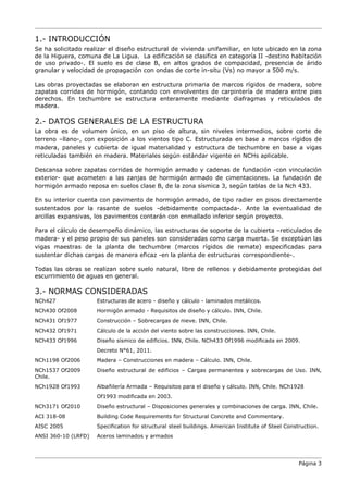 CALCULISTA ESTRUCTURAL PEÑALOLÉN | PDF