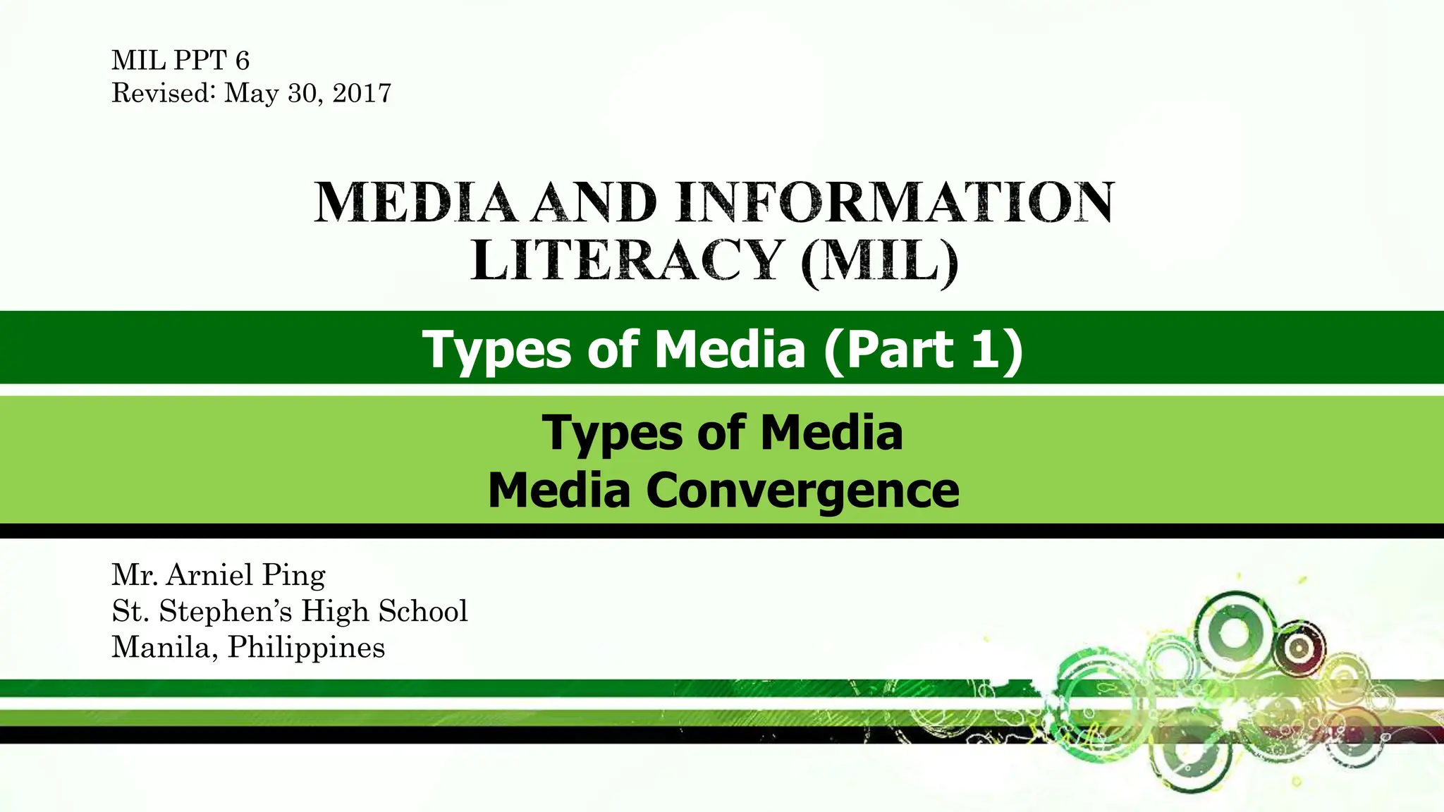 3.MIL 4. Types of Media (Part 1)- Types of Media and Media Convergence.pptx