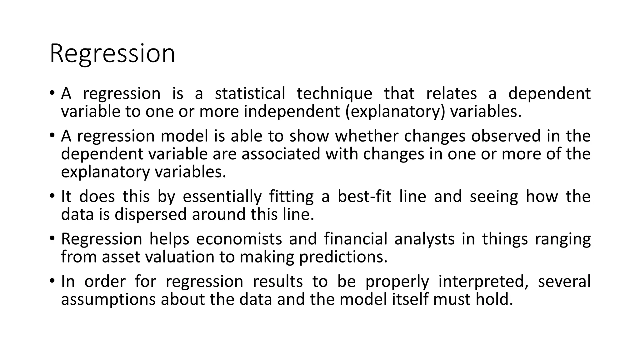 Regression | PPTX