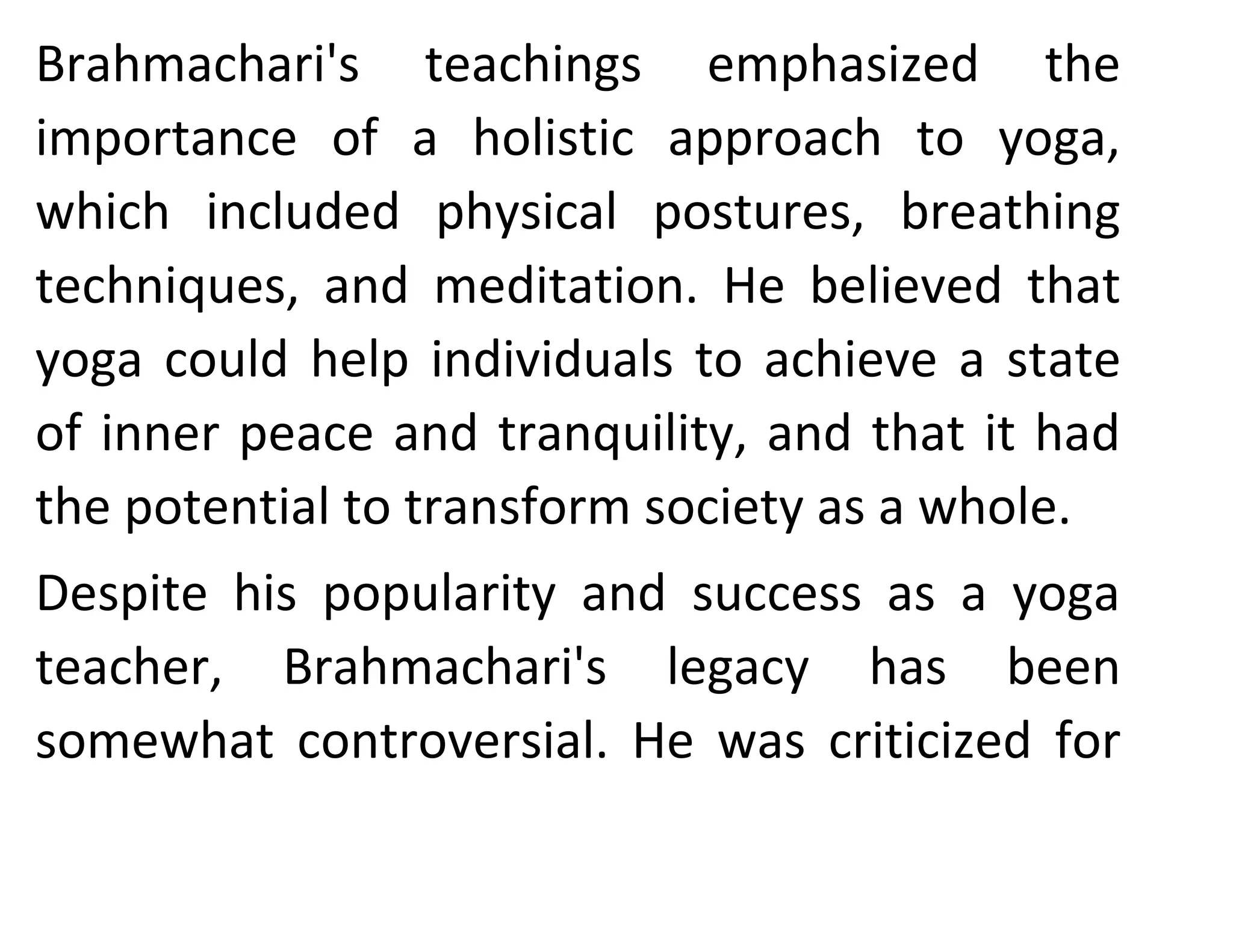 Dhirendra Brahmachari life history and his teachings | DOC