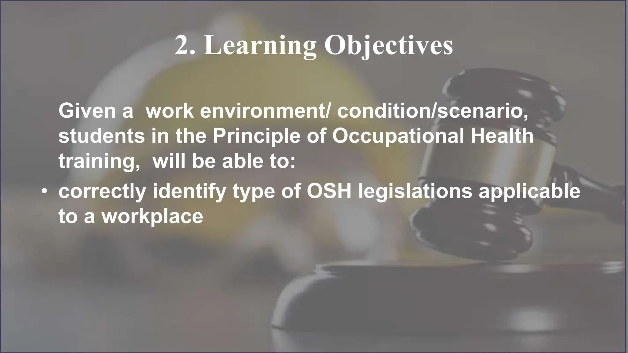 3.1 OSH Legislations for Principle.ppt