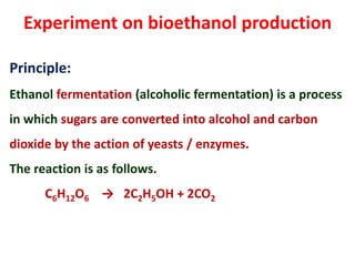 3. Experiment on Bioethanol Production.ppt