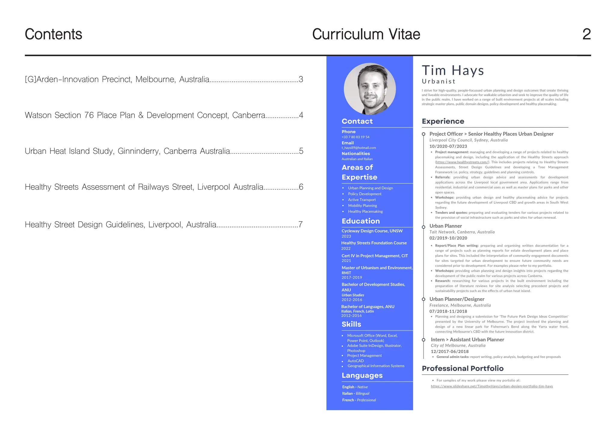 Urban Design Portfolio Tim Hays | PDF
